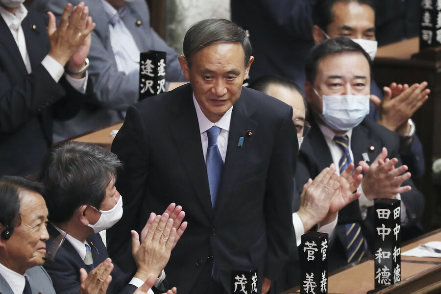 Self-made politician Yoshihide Suga elected Japan's new Prime Minister ...