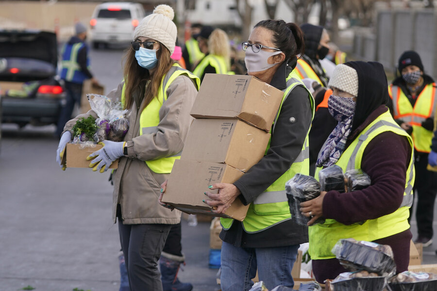 Local givers rise to the COVID-19 challenge - CSMonitor.com