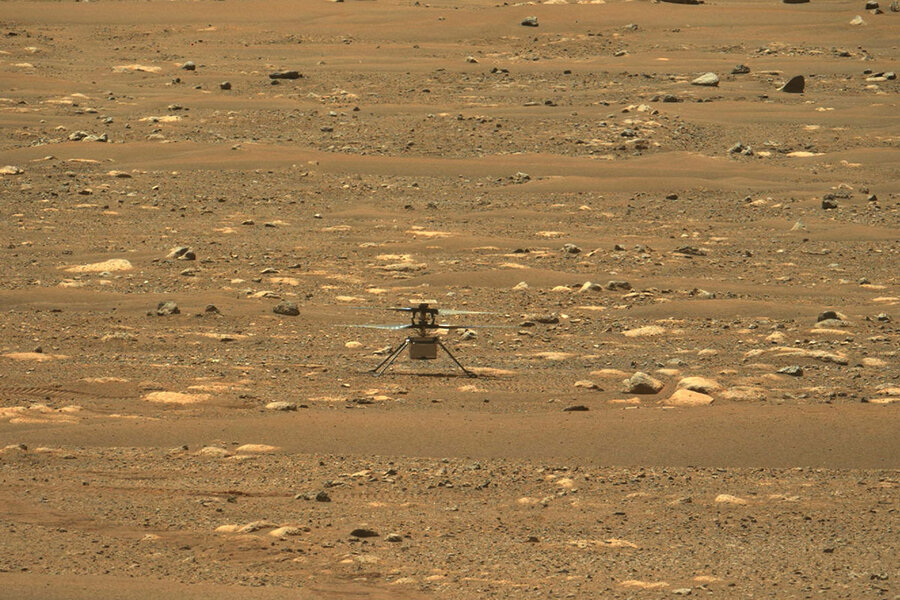 Mars helicopter flies. Now comes a push to its thin-air limits ...