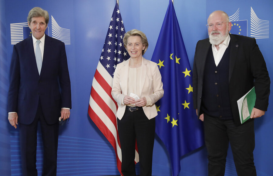EU agrees on new carbon emissions goal ahead of US climate summit ...