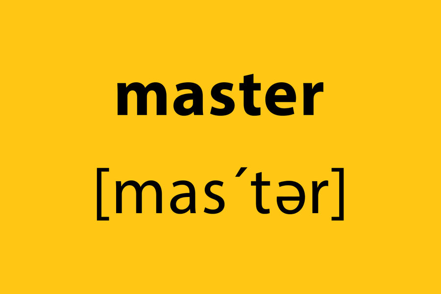 As English evolves, Americans reconsider the use of the word ‘master ...