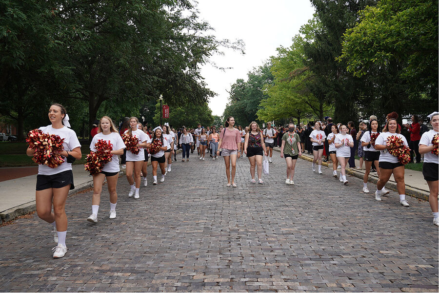 Community on campus: As college students return, a focus on well-being ...