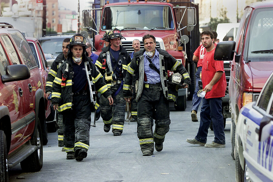 9/11 in pictures: A day of eerie quiet, sadness, solidarity - CSMonitor.com