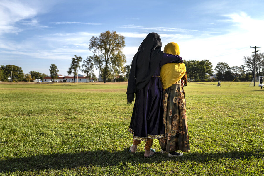 Shared blessings as Afghans settle in the US - CSMonitor.com