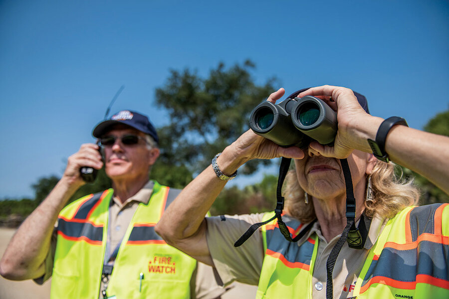 Fire watch volunteers patrol the wilds of Orange County - CSMonitor.com