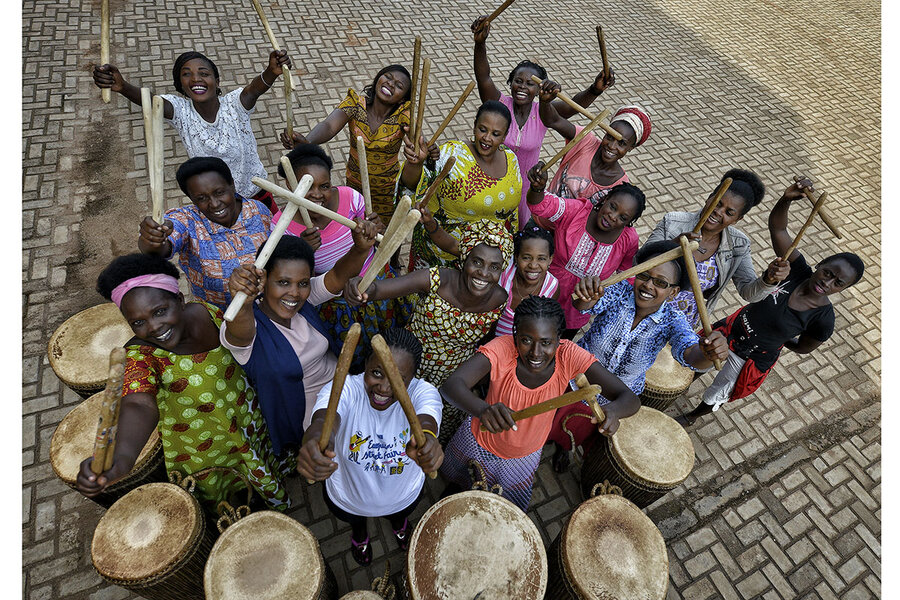 After Rwandan genocide, Hutu and Tutsi women unite behind the drum ...