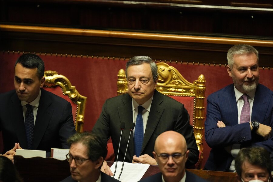Italian premier tells divided Parliament: unite, or I'll resign ...