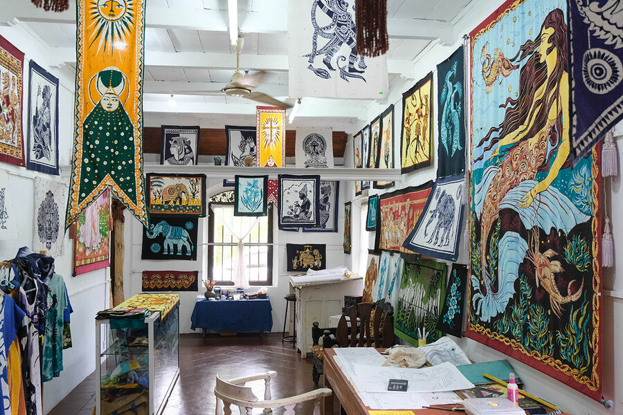 Sri Lankan batik: Veteran artists keep craft alive amid war, inflation ...