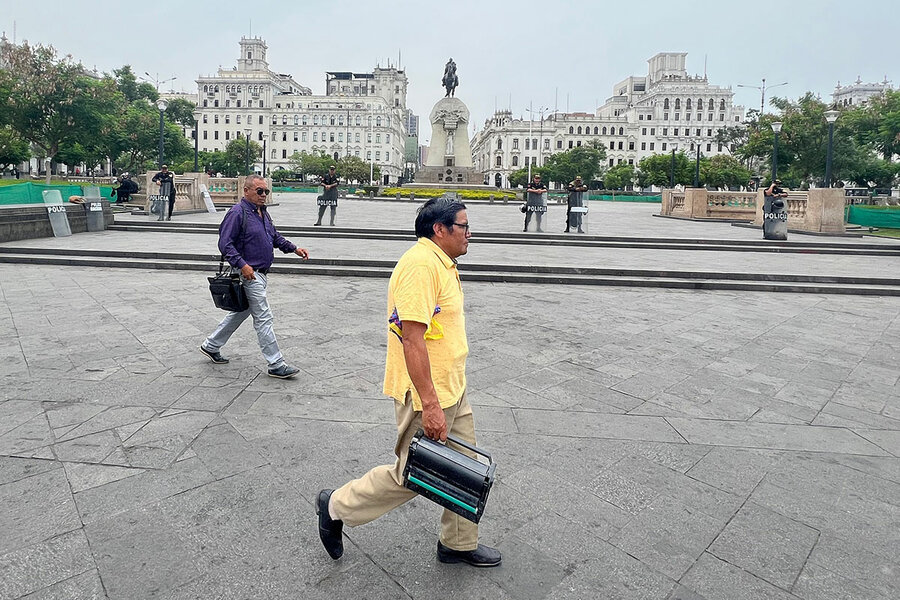 In Peru, rising accusations of ‘terrorism’ against protesters