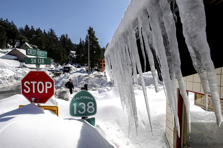 The epic snowfall in California’s mountain communities
