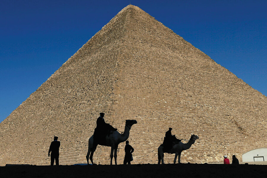 Glass turned to sand, floating solar saves water, imaging in pyramids ...