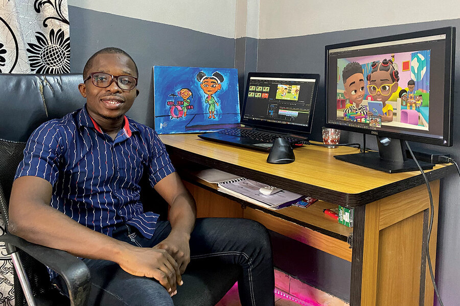 African cartoons: Animators create videos for a new generation ...