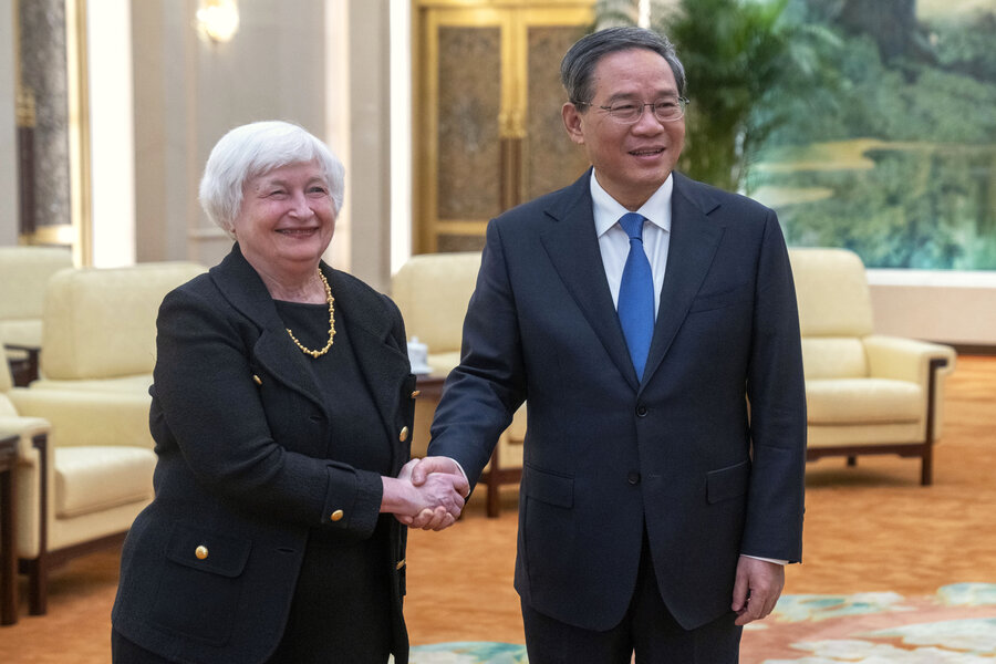 Yellen in Beijing to discuss tech disputes and economic cooperation ...