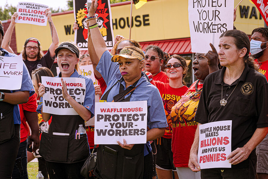 Summer of labor: Why unions win pay hikes and new clout - CSMonitor.com
