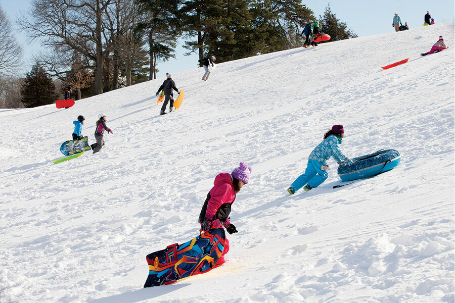 Snow, glorious snow! Savoring the timeless delight. - CSMonitor.com