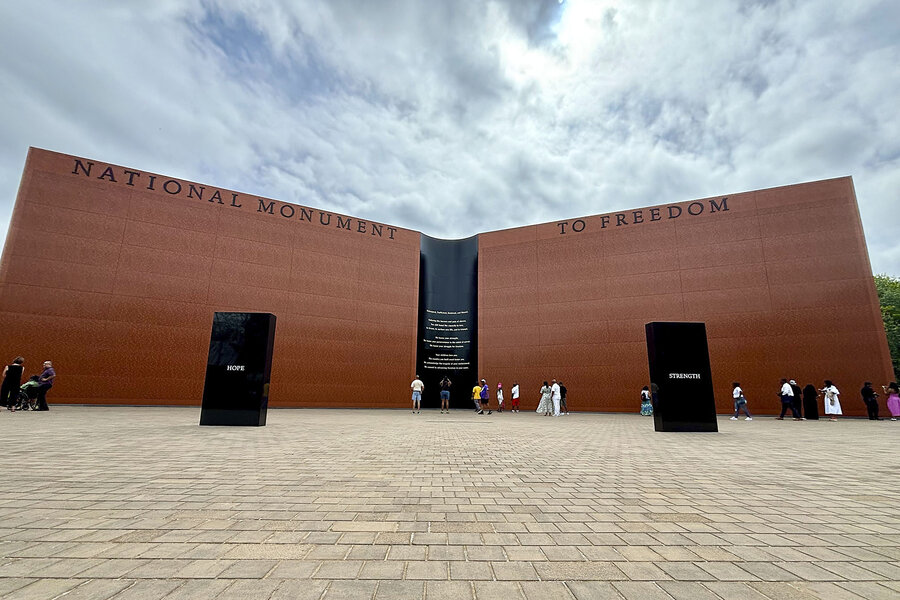 How the National Monument to Freedom offers dignity to formerly ...