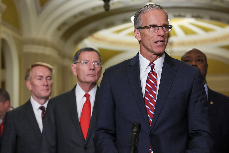 John Thune’s Senate win shows limits of Trump’s reach - CSMonitor.com