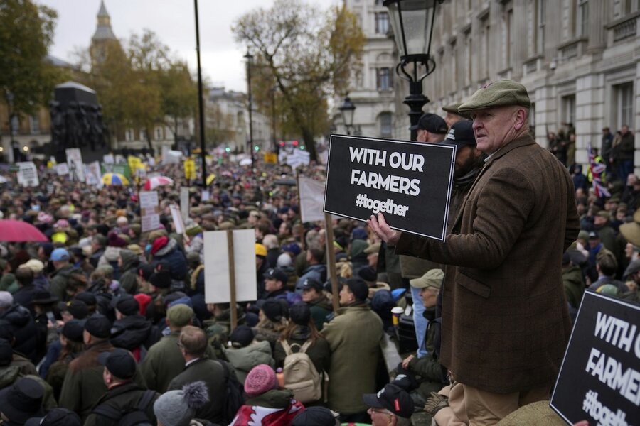 UK farmers protest tax hike they say will destroy family farms ...