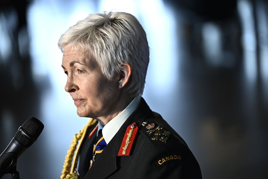 Gen. Jennie Carignan of Canada defends women in combat - CSMonitor.com