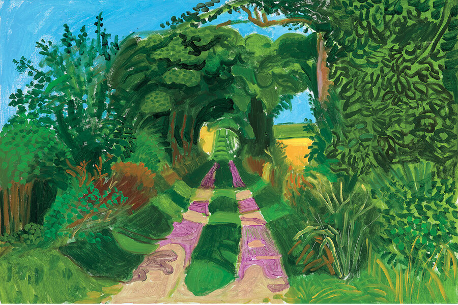'David Hockney' unfolds the prolific artist's exuberant recent work ...