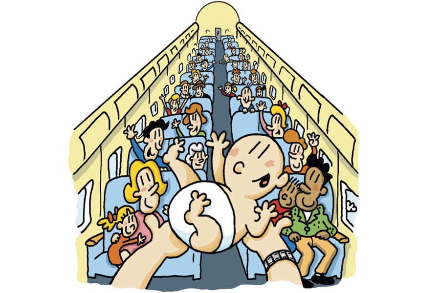 Come cry with me! A cross-country flight, a wailing baby – and communal ...