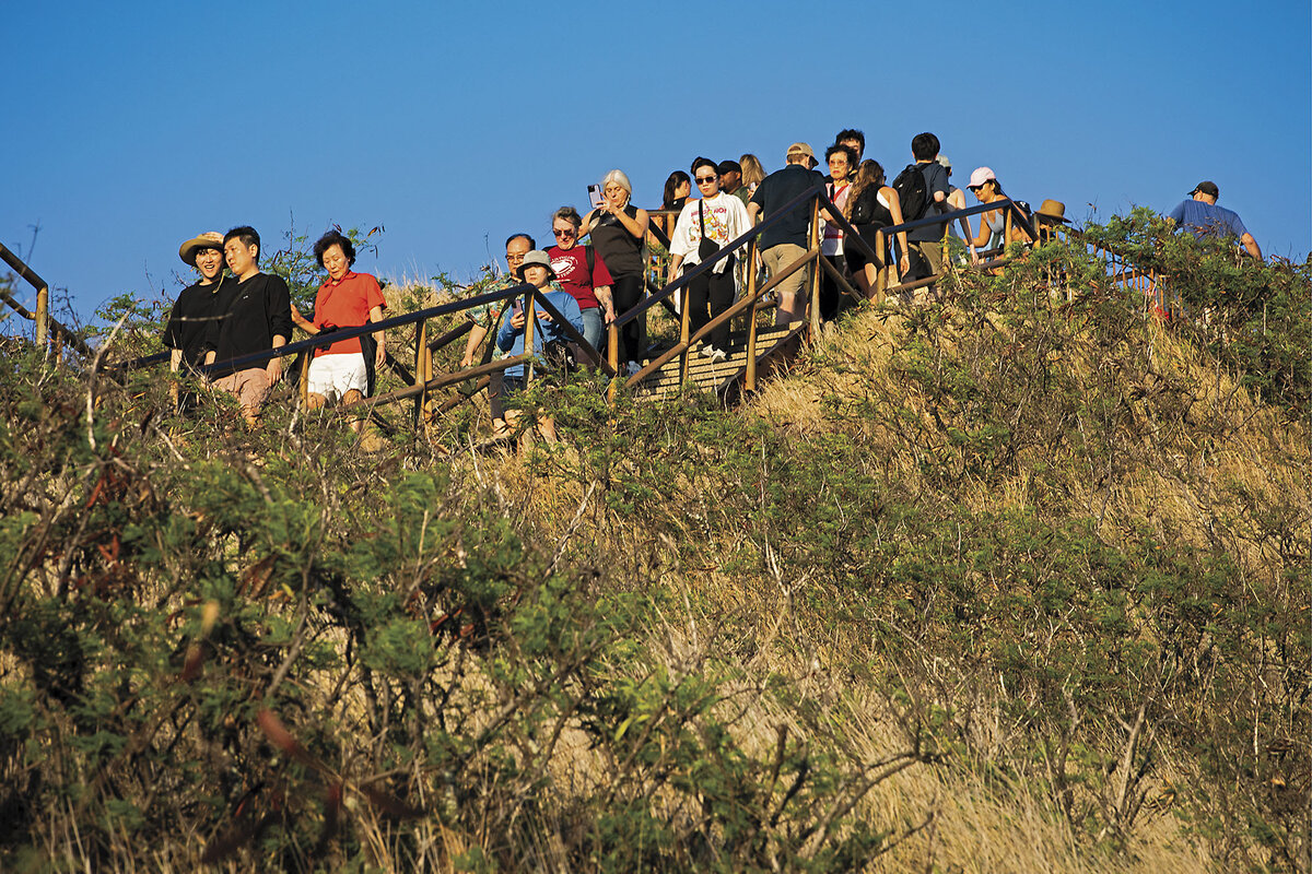 In Hawaii, climbing Diamond Head is the height of delight - CSMonitor.com