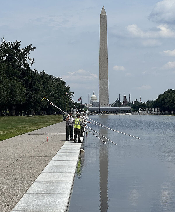 The Reflecting Pool holds a cloudy mirror to a polarized America ...