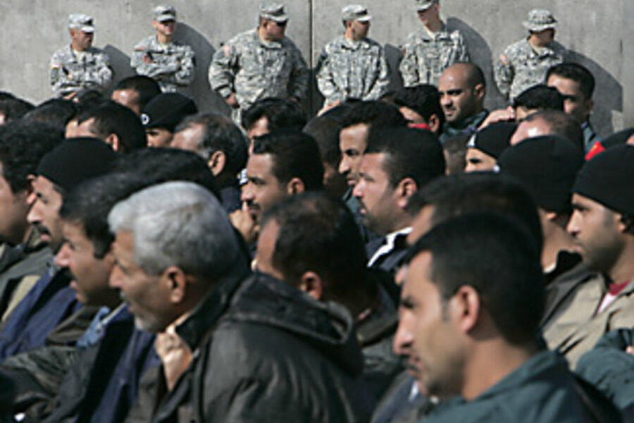 A new U.S. push to release more detainees in Iraq - CSMonitor.com