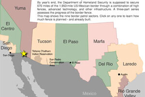 Yuma Mexico Border Map Effective Transboundary Aquifer Areas Between