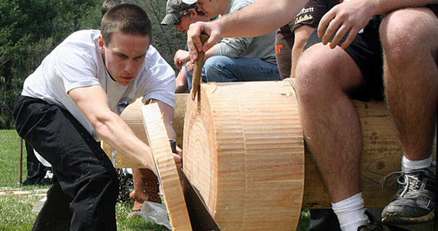 One student's quest to win the college lumberjack championship ...