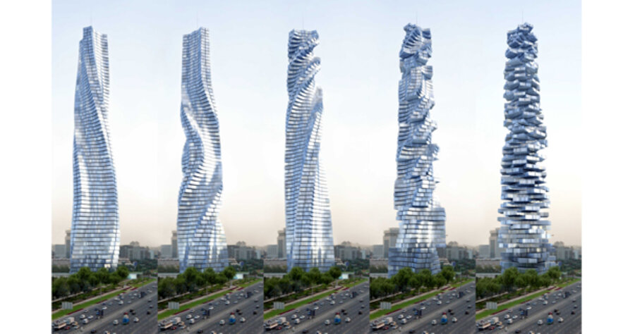 Dubai’s twirling tower - CSMonitor.com