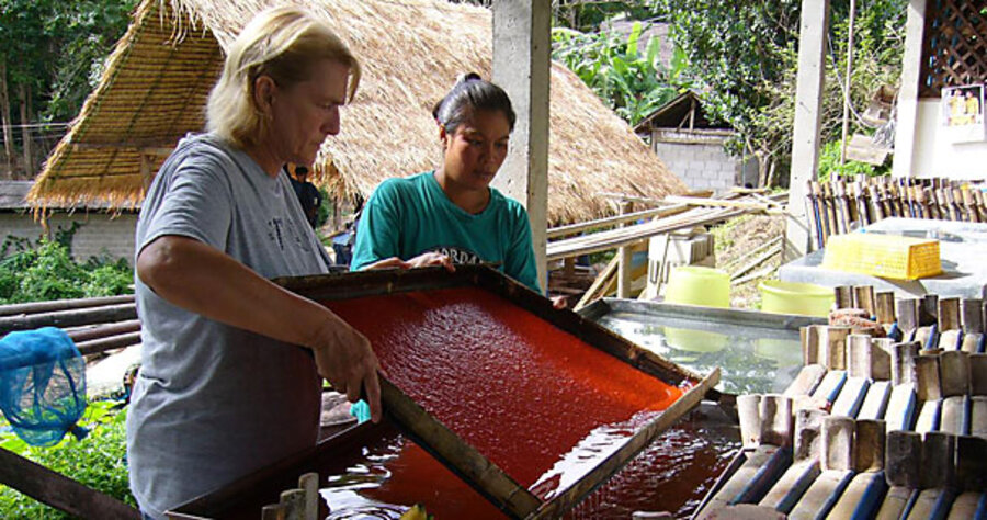Unorthodox papermaking helps a Thai elephant refuge - CSMonitor.com