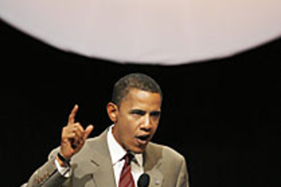 Obama takes show onto global stage - CSMonitor.com