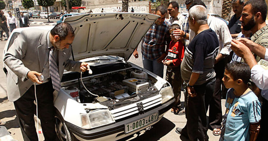In Gaza, electric cars offer a way around Israel’s blockade - CSMonitor.com