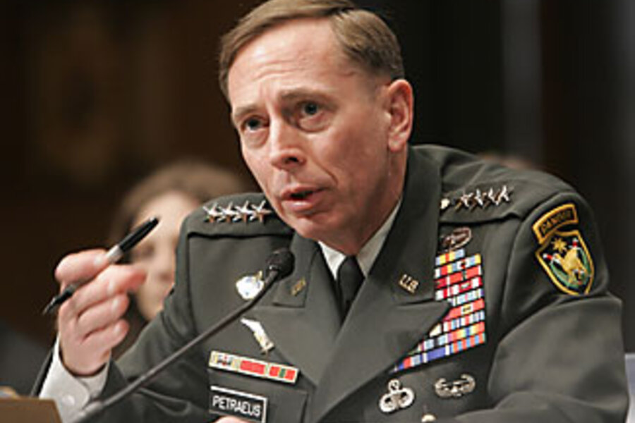 This round, Pentagon may keep General Petraeus offstage - CSMonitor.com
