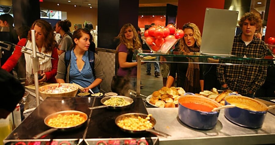 Cafeteria food features regional flavors - CSMonitor.com