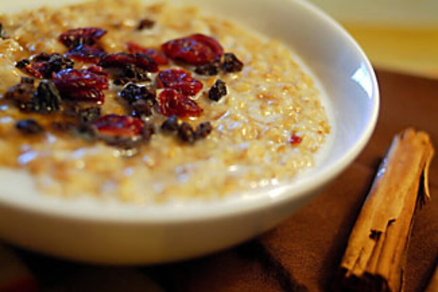 Hot cereal dressed for the cold - CSMonitor.com