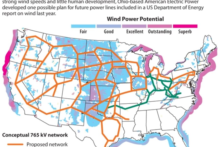 Potential US wind grid - CSMonitor.com
