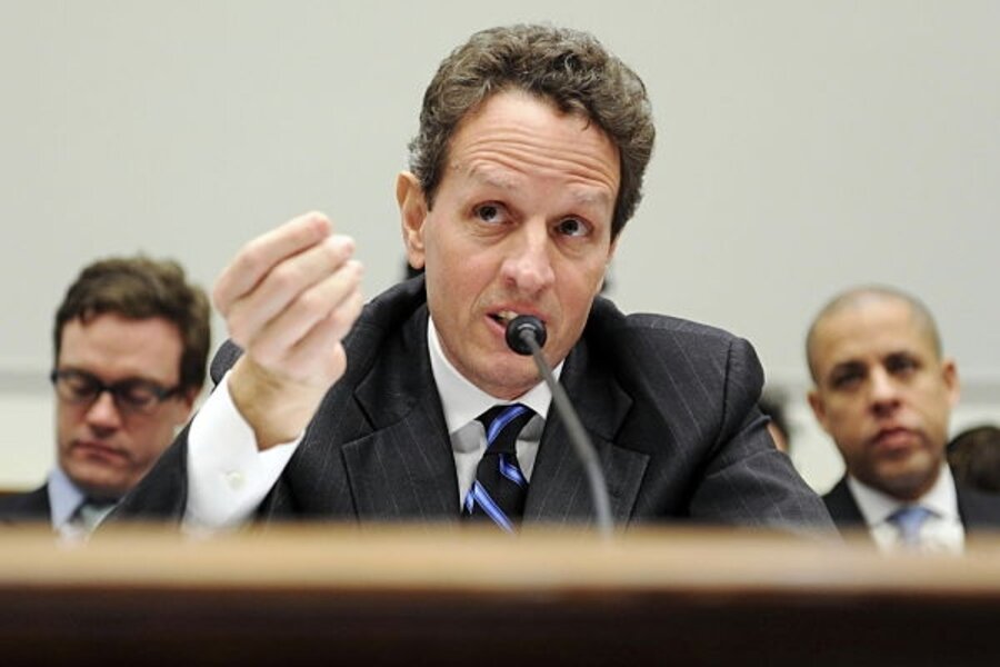 Geithner pushes his financial reforms on Capitol Hill - CSMonitor.com