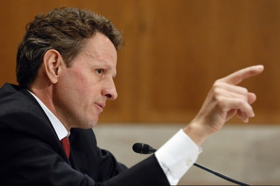 Geithner talks tough against Wall Street - CSMonitor.com