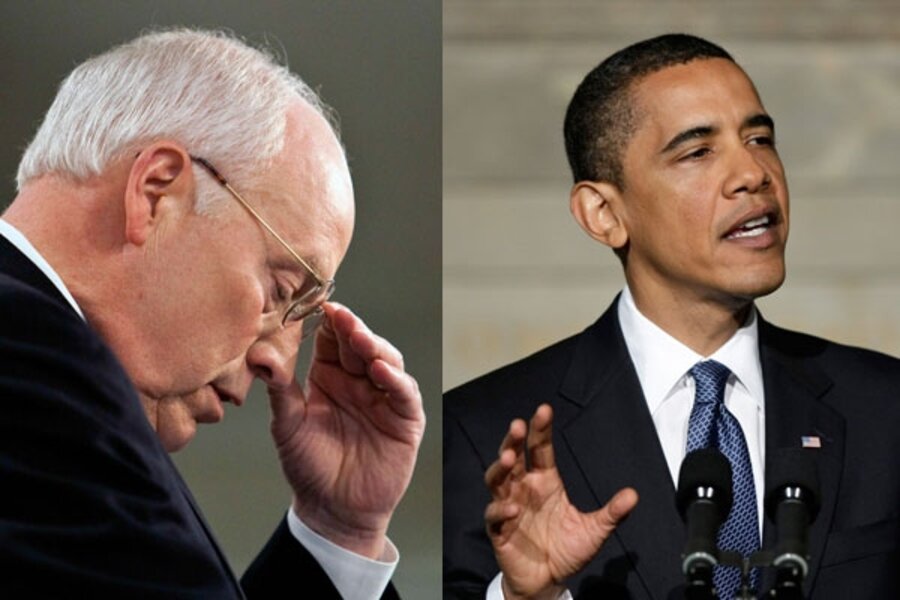 Dueling speeches: Obama and Cheney - CSMonitor.com