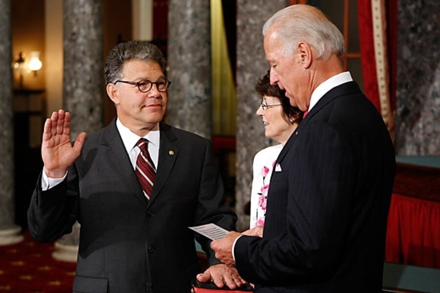 On Franken's first day as senator, a standing ovation - CSMonitor.com