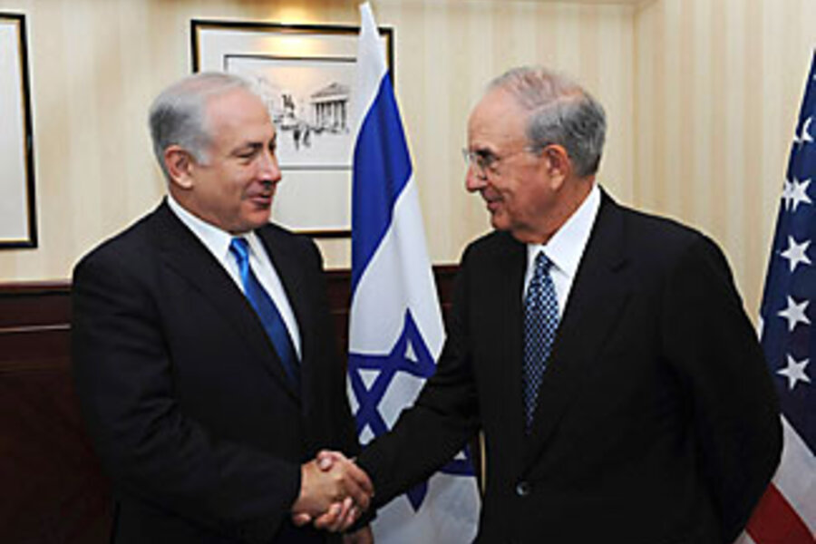 Mitchell, Netanyahu report 'good progress' in Mideast talks - CSMonitor.com