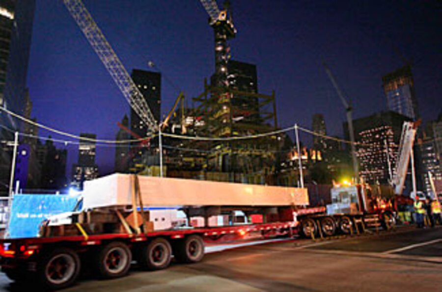 World Trade Center's steel beam to be part of 9/11 memorial - CSMonitor.com