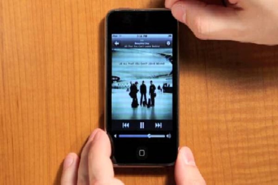 Apple tells Rhapsody: Welcome to the iPhone club - CSMonitor.com