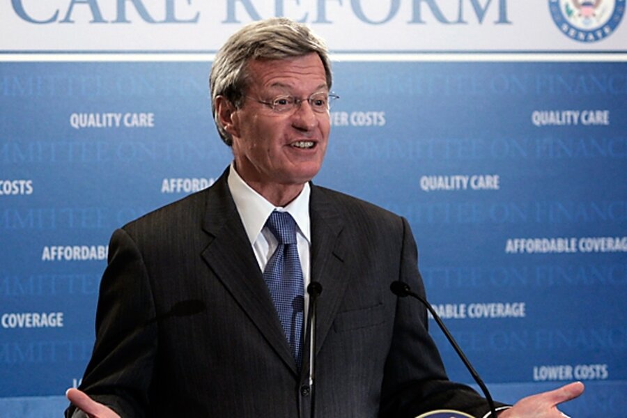 Baucus health plan: How is it different? - CSMonitor.com