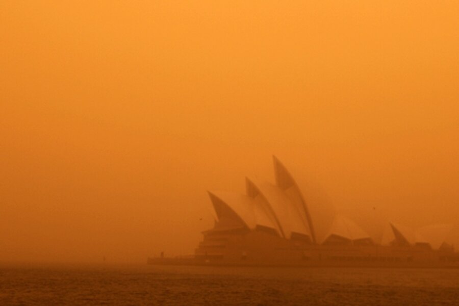 Dust storm covers Sydney in red - CSMonitor.com