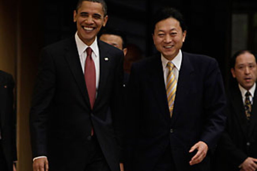 Obama meets Japan's Hatoyama, stressing equal partnership - CSMonitor.com