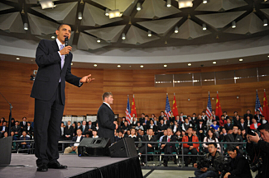 Obama's town hall talk in China – not seen on Facebook, YouTube ...
