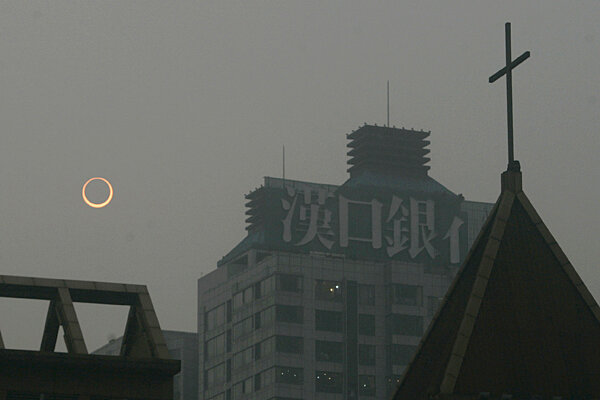 In China, a thoroughly modern view of annular solar eclipse - CSMonitor.com